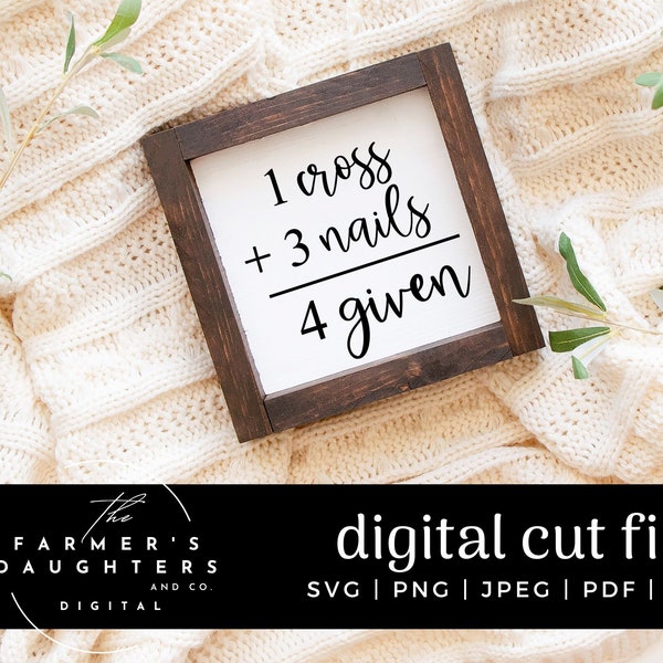 3 Nails Cross Svg - Etsy
