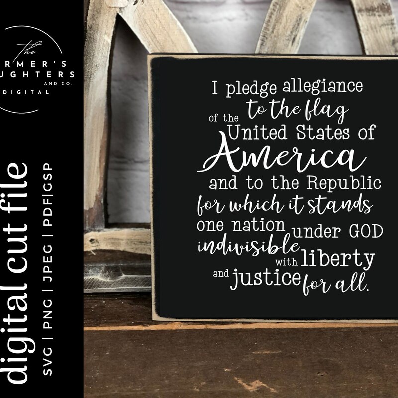 Pledge of Allegiance - Etsy