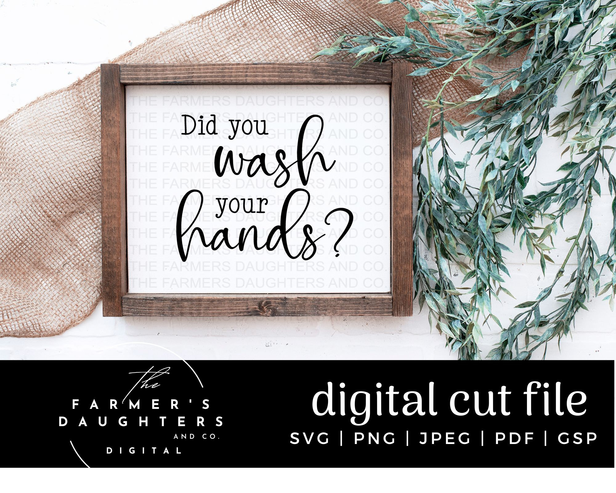 Did You Wash Your Hands SVG, Funny Bathroom SVG, Ikonart, Change the ...