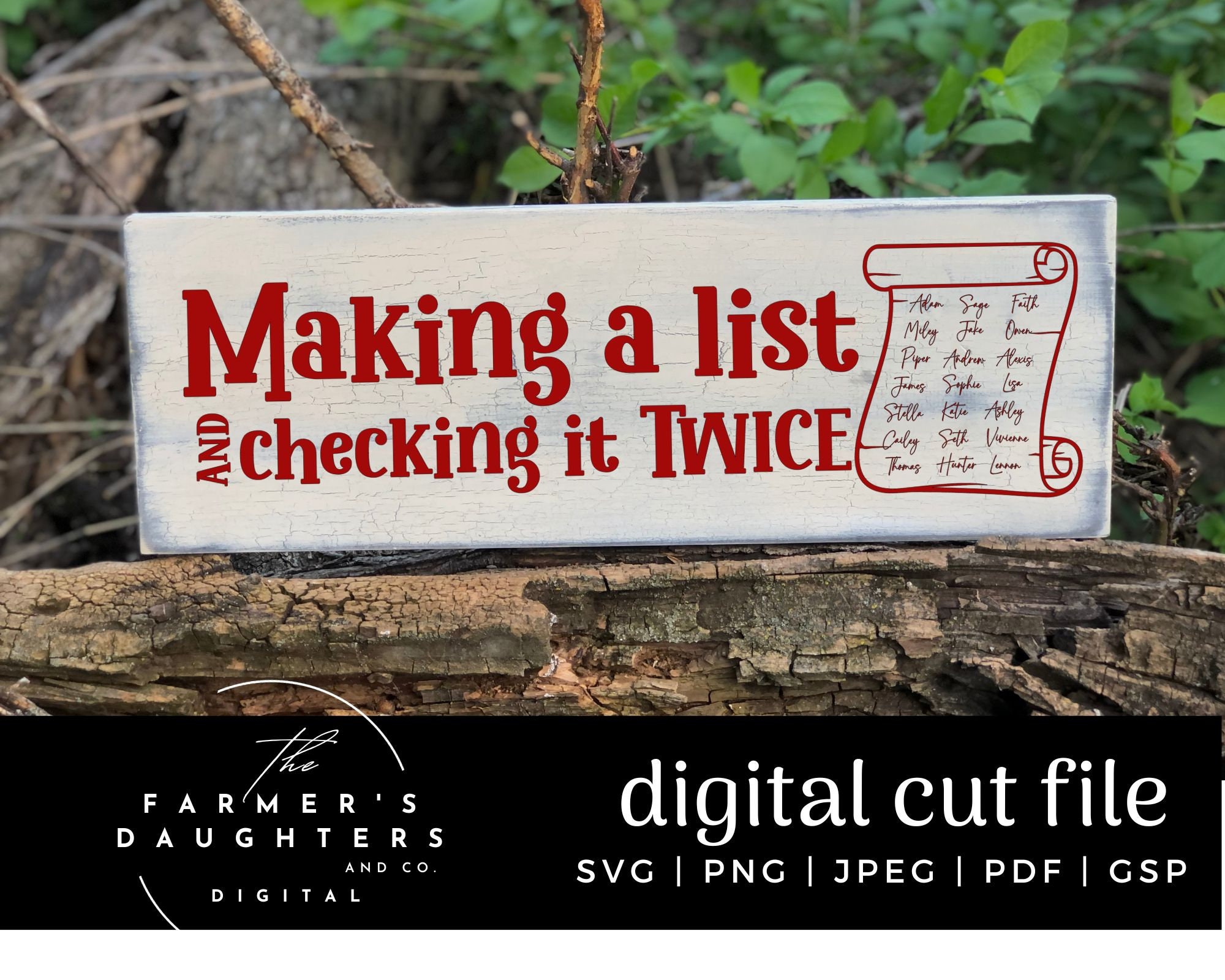 Making a List and Checking It Twice SVG Santa Claus is Coming to Town ...