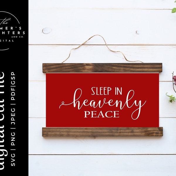 Sleep in Heavenly Peace Sign - Etsy