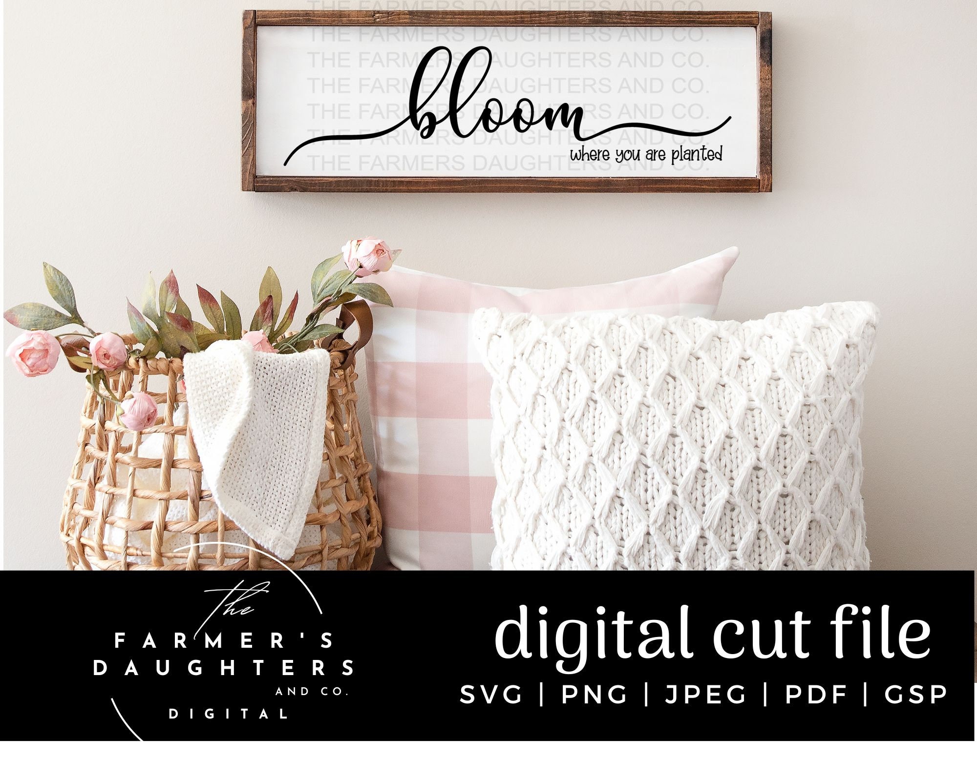 Bloom Where You Are Planted SVG, Bloom Svg, Positive Quotes ...