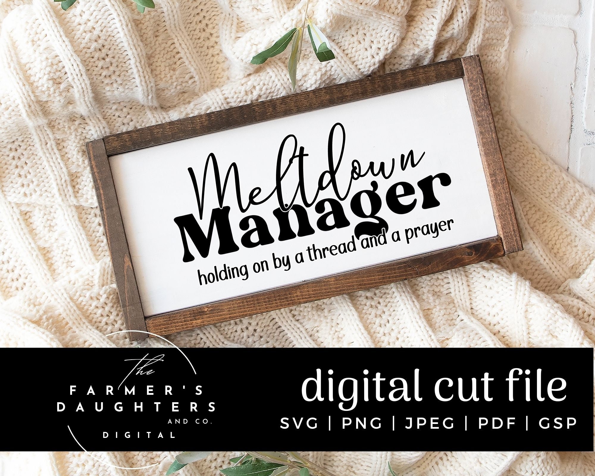 Meltdown Manager Svg Momlife Svg Young Kids Svg Meltdown Manager Cut ...