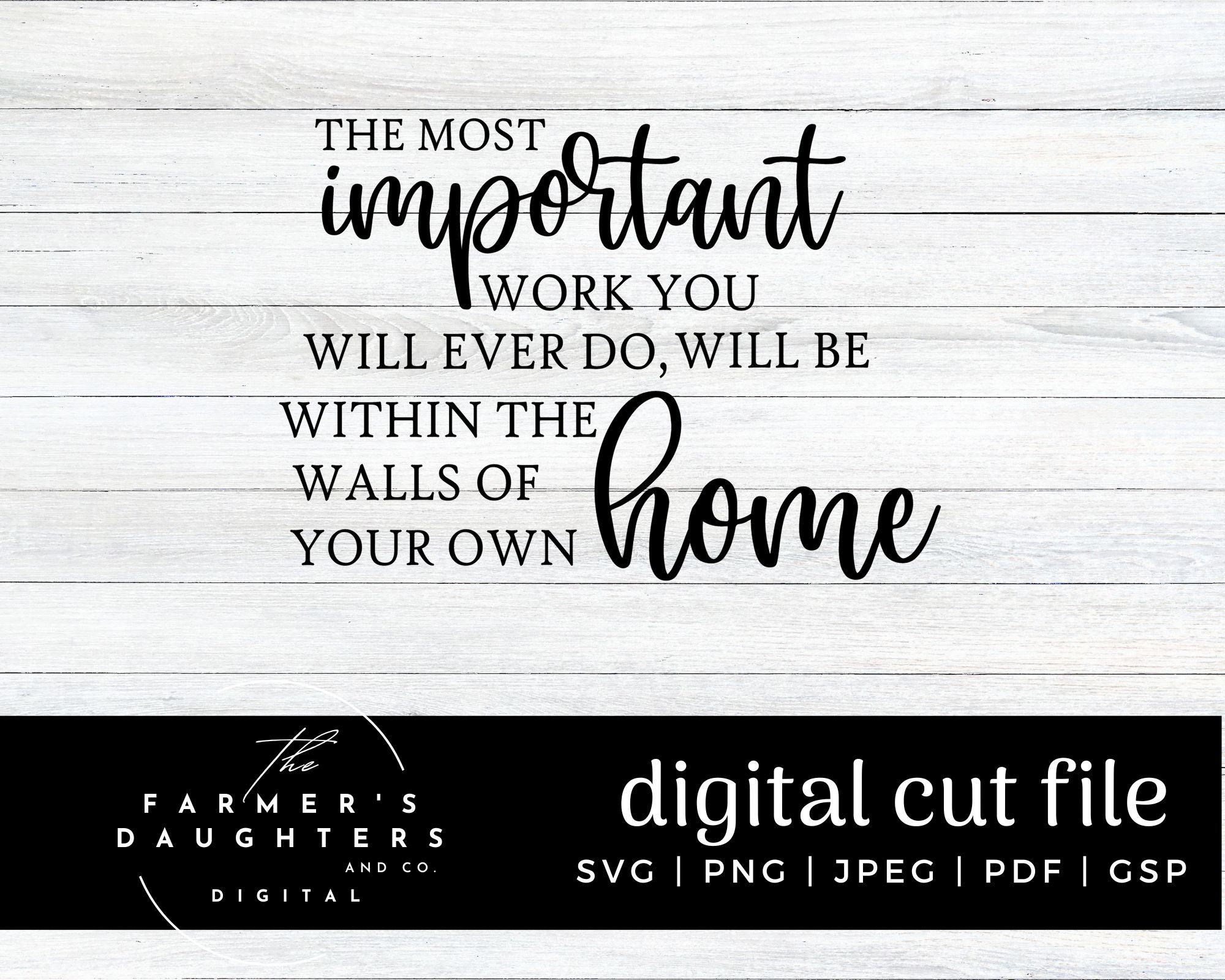 The Most Important Work You Will Ever Do Will Be Within the Walls of ...
