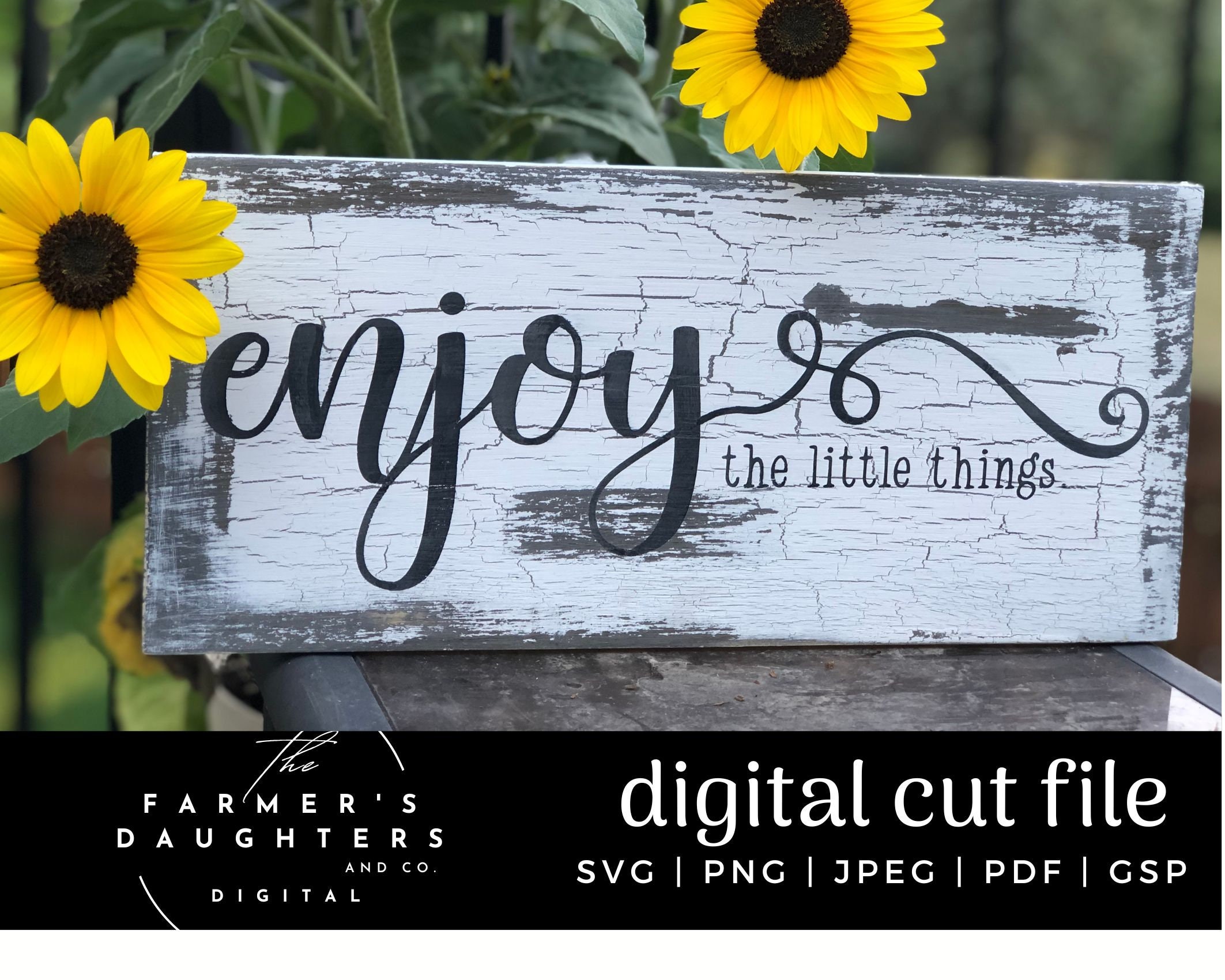 Enjoy the Little Things SVG enjoy Life Svginspirational SVG - Etsy