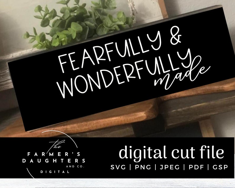 Fearfully and Wonderfully Made SVG Precious Children SVG - Etsy