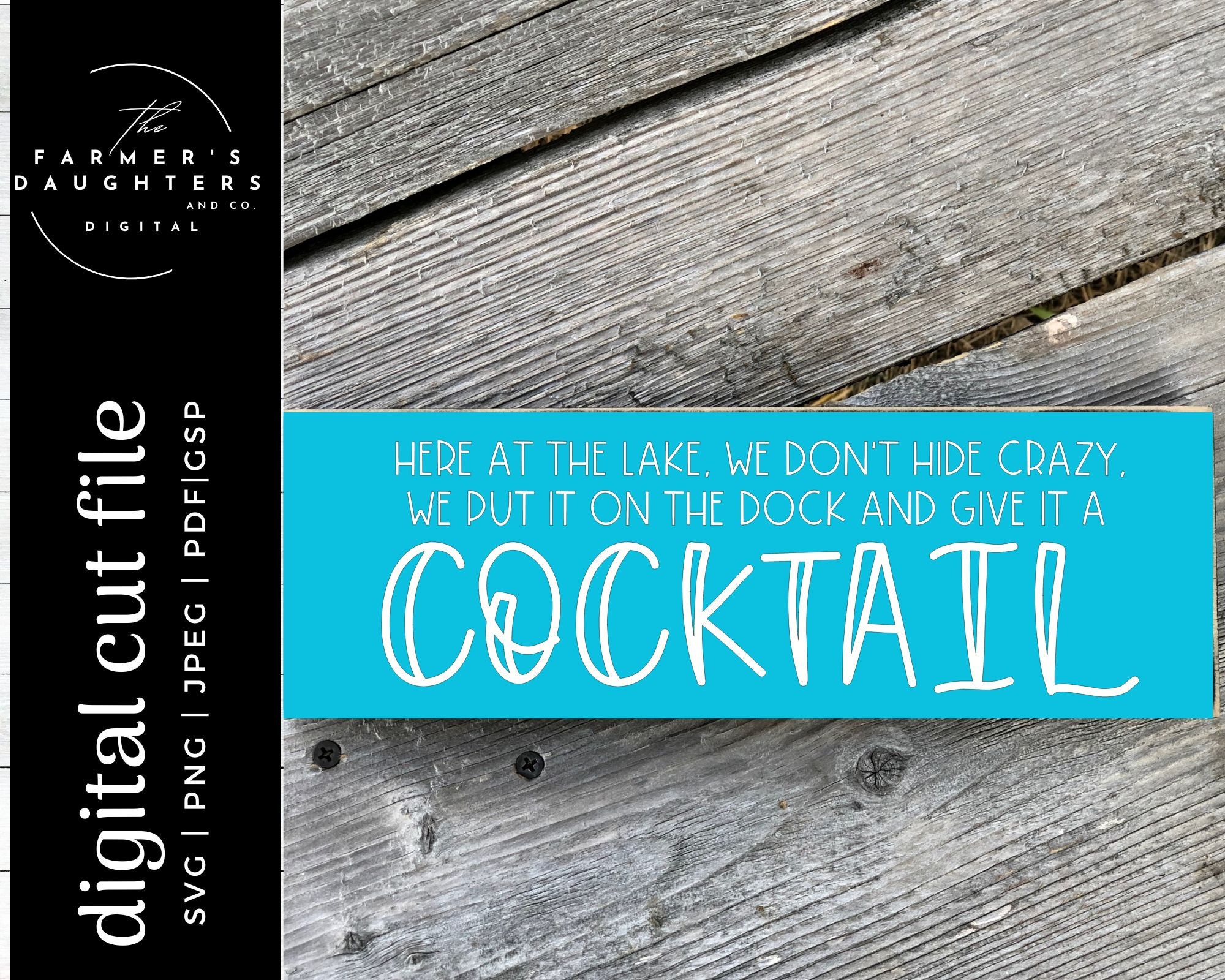 Here at the Lake We Don't Hide Crazy Svg, Summer Sign Svg, Cricut ...