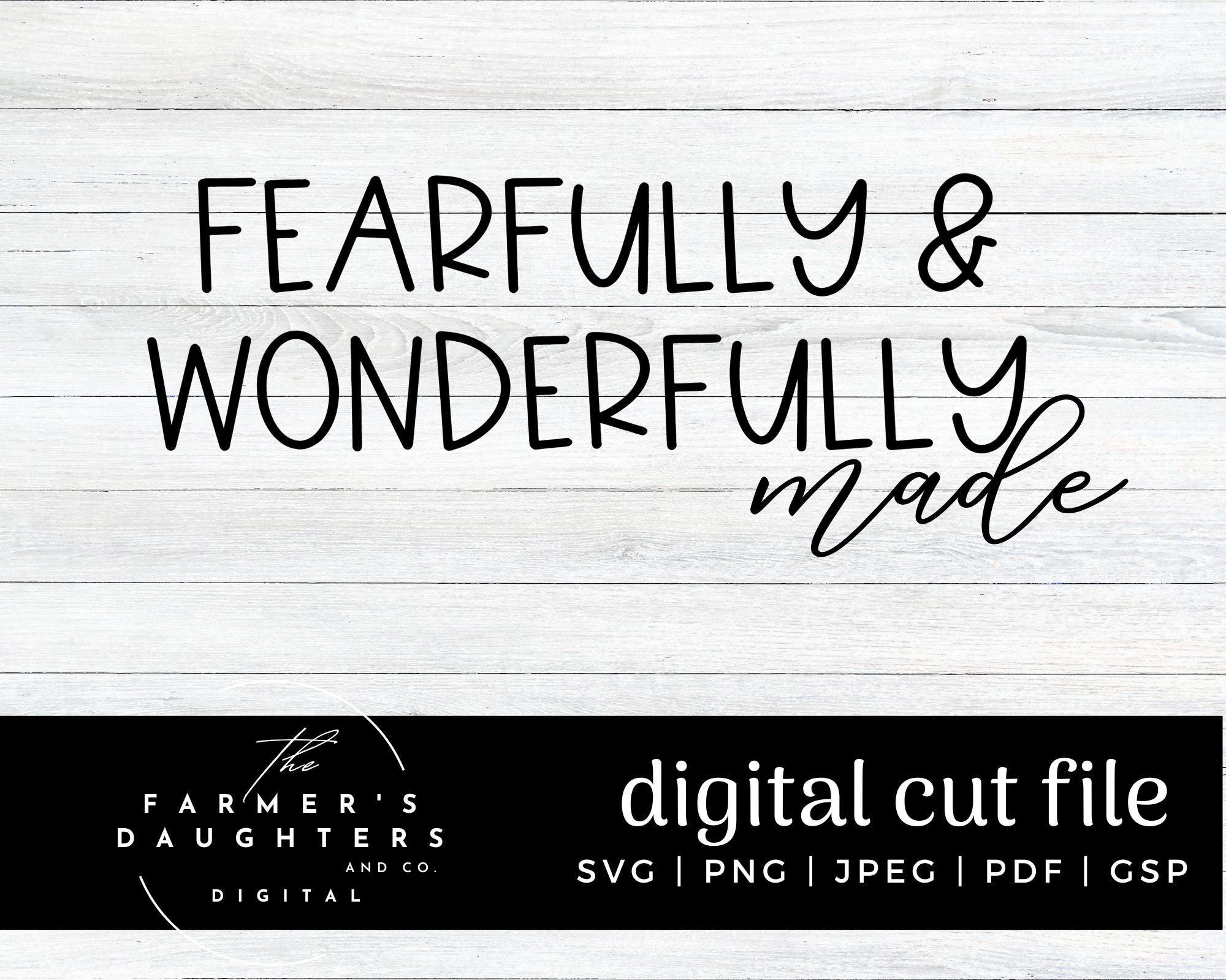 Fearfully and Wonderfully Made SVG Precious Children SVG - Etsy