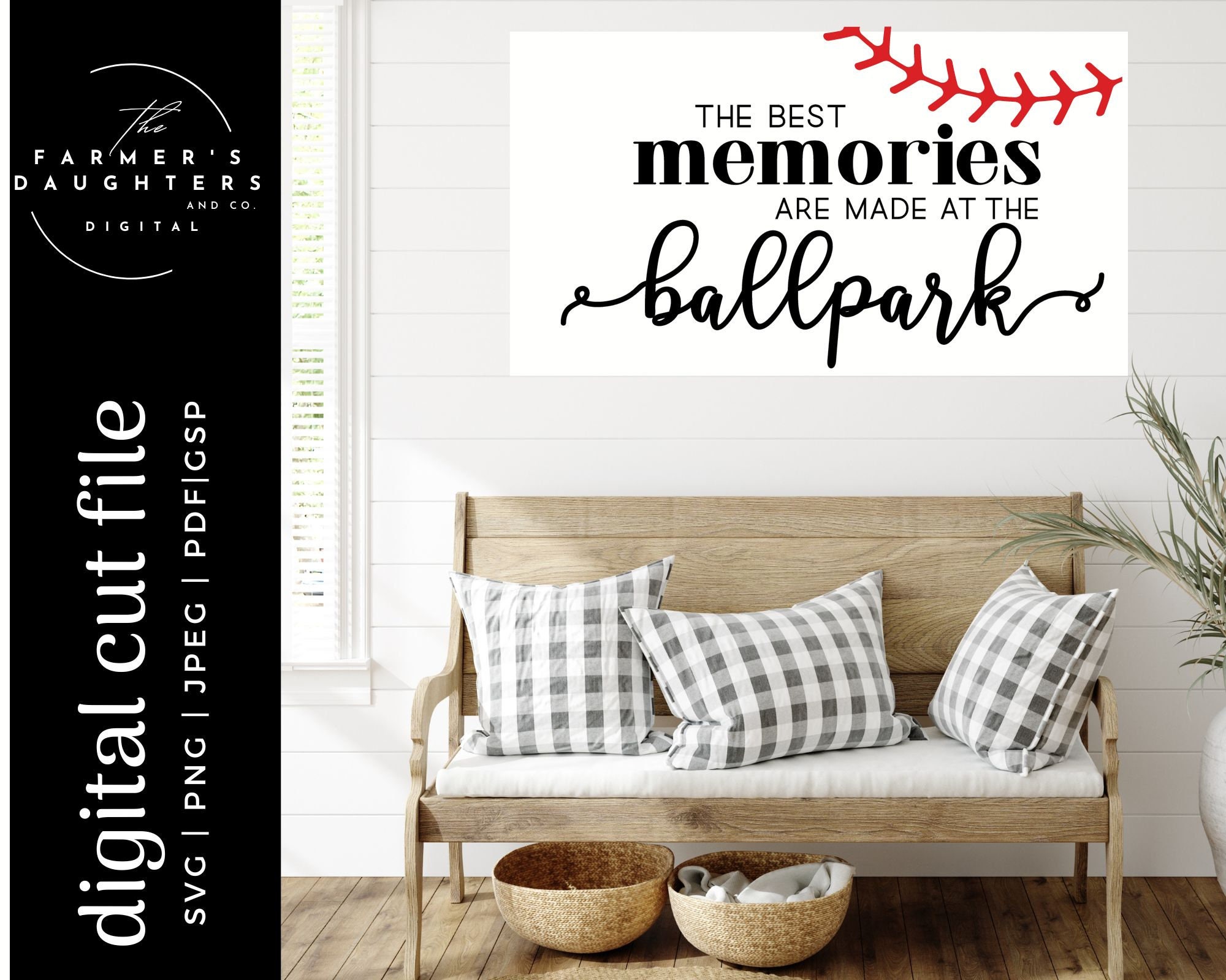 Memories Are Made at the Ballpark Svg, Sports Mom Svg, Baseball Lover ...