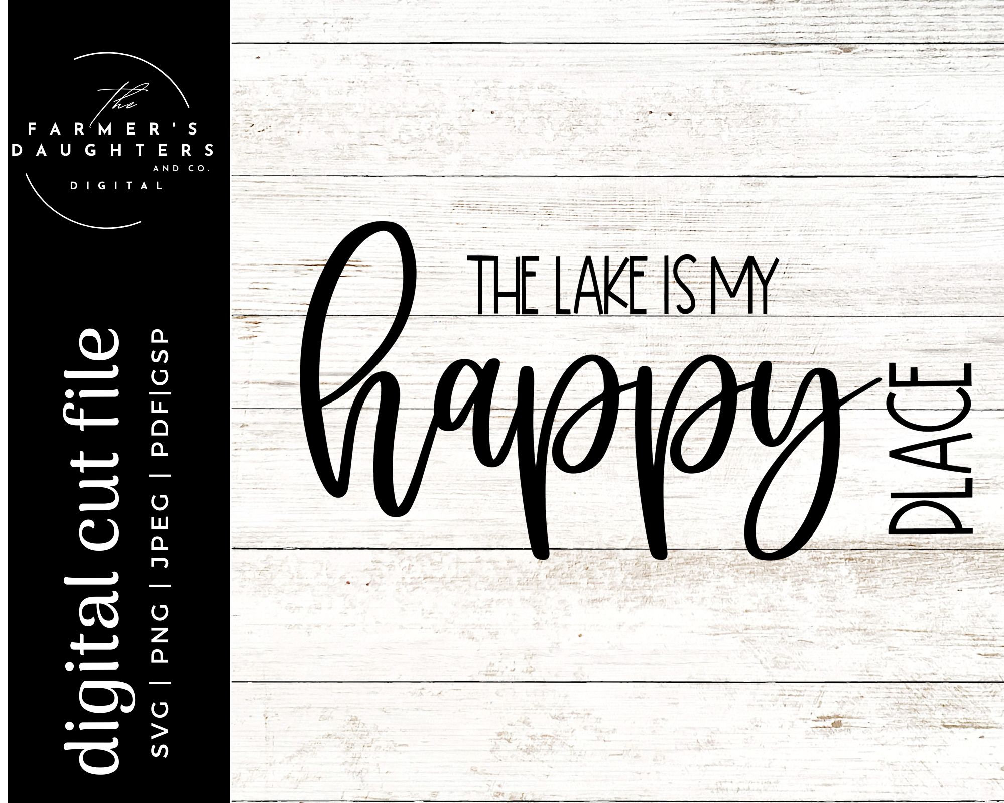 The Lake is My Happy Place Svg, Cabin Svg, Summer Svg, Lake Svg, Summer ...