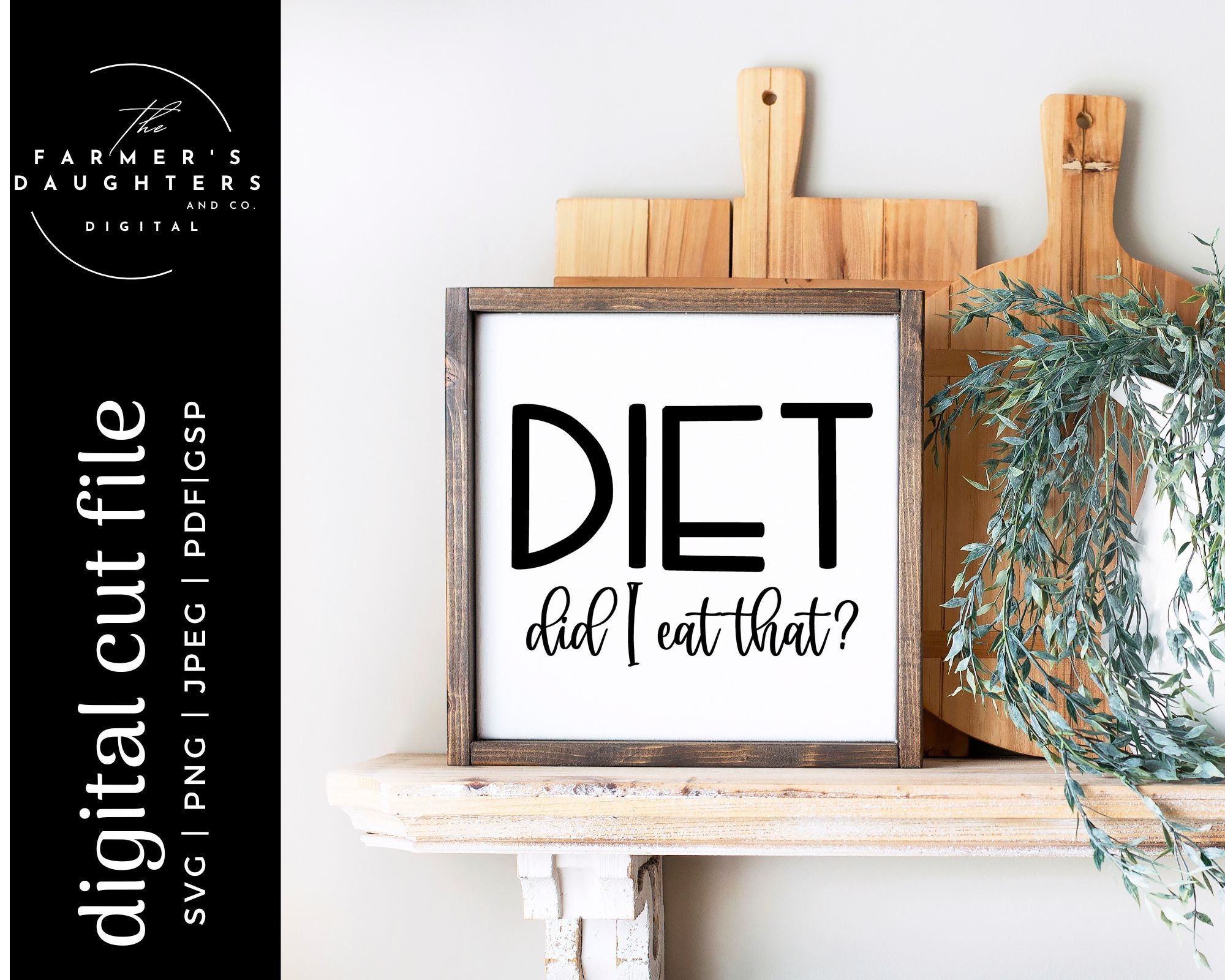 Diet SVG | Dieting Svg| Funny Kitchen Sign Svg| Cooking Svg | Sarcastic ...