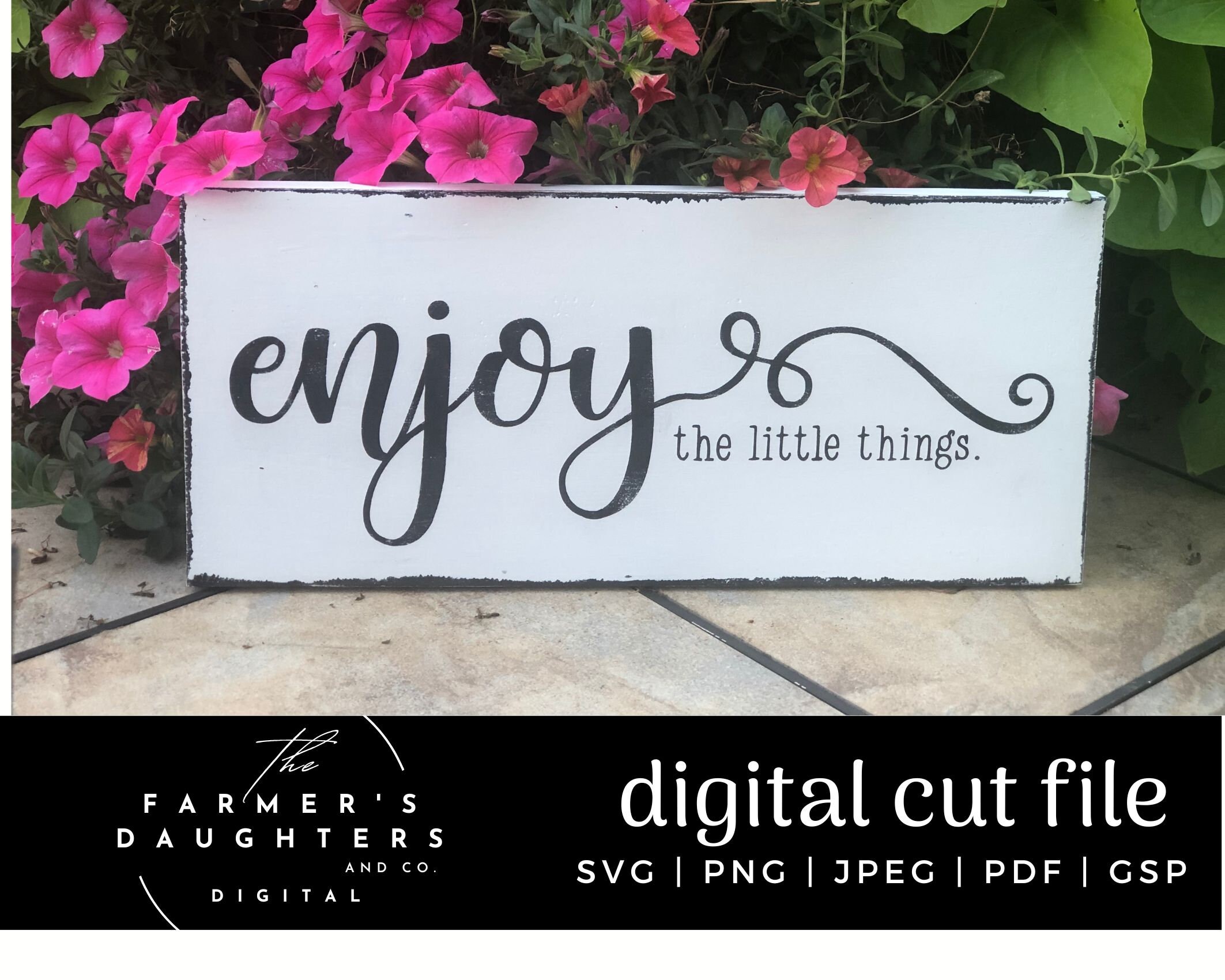 Enjoy the Little Things SVG enjoy Life Svginspirational SVG - Etsy