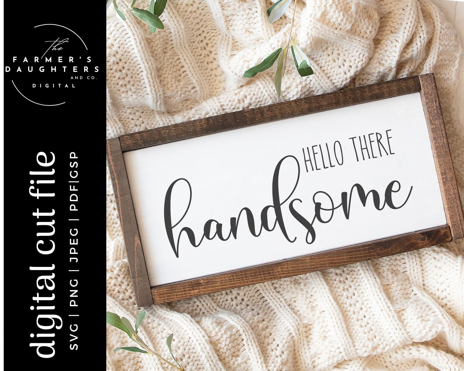 Hello There Handsome, Good Morning Beautiful SVG, Bathroom Sign Svg ...