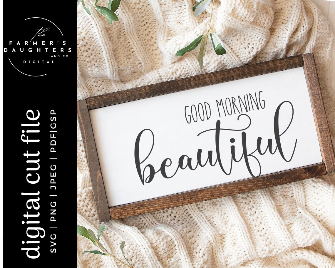 Hello There Handsome, Good Morning Beautiful SVG, Bathroom Sign Svg ...