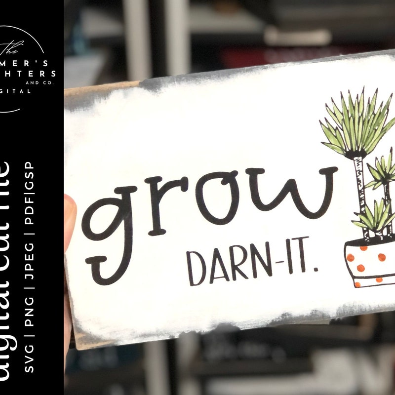Grow Dammit - Etsy