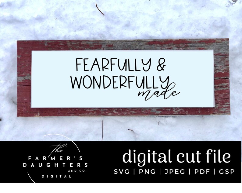 Fearfully and Wonderfully Made SVG Precious Children SVG - Etsy