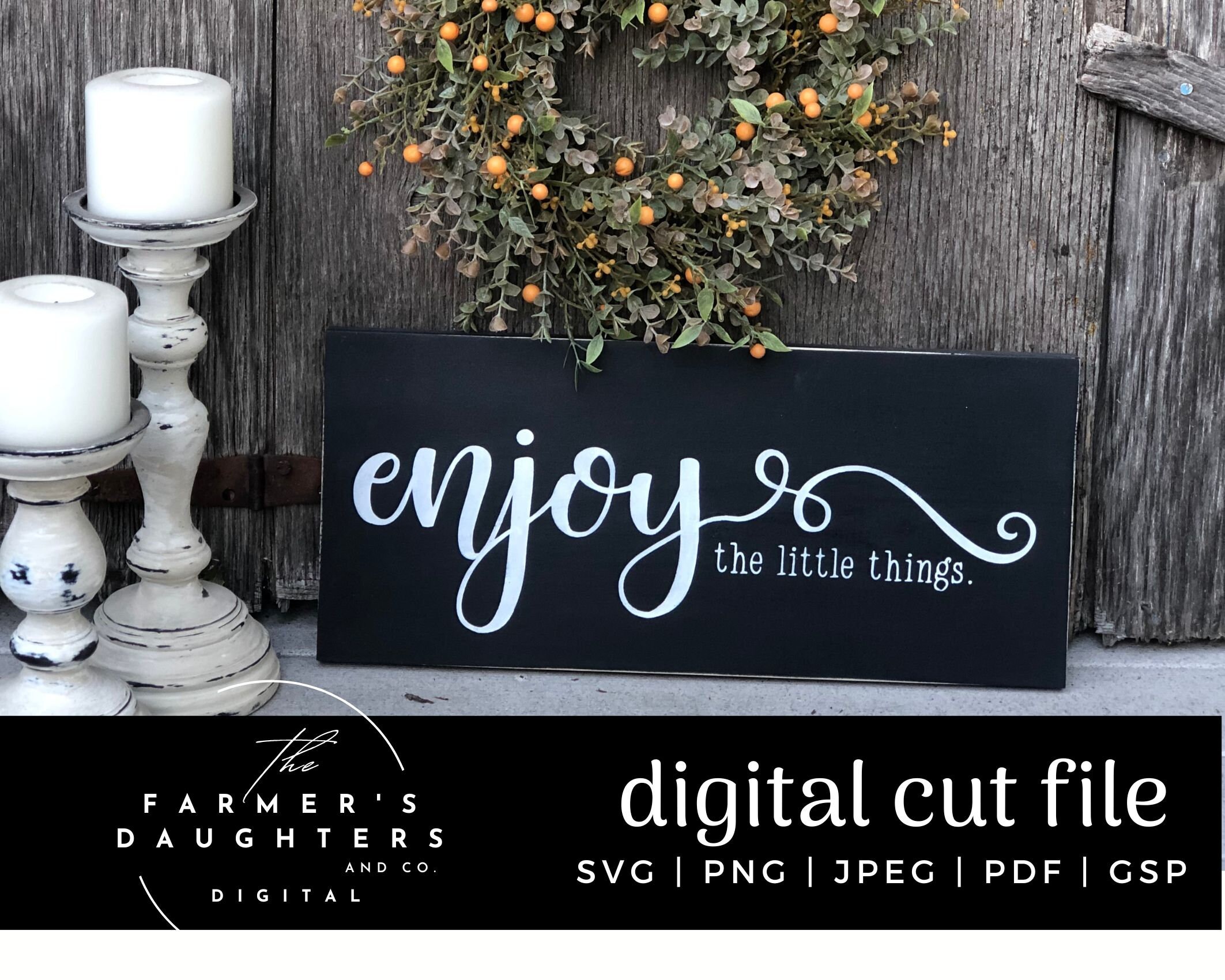 Enjoy the Little Things SVG enjoy Life Svginspirational SVG - Etsy