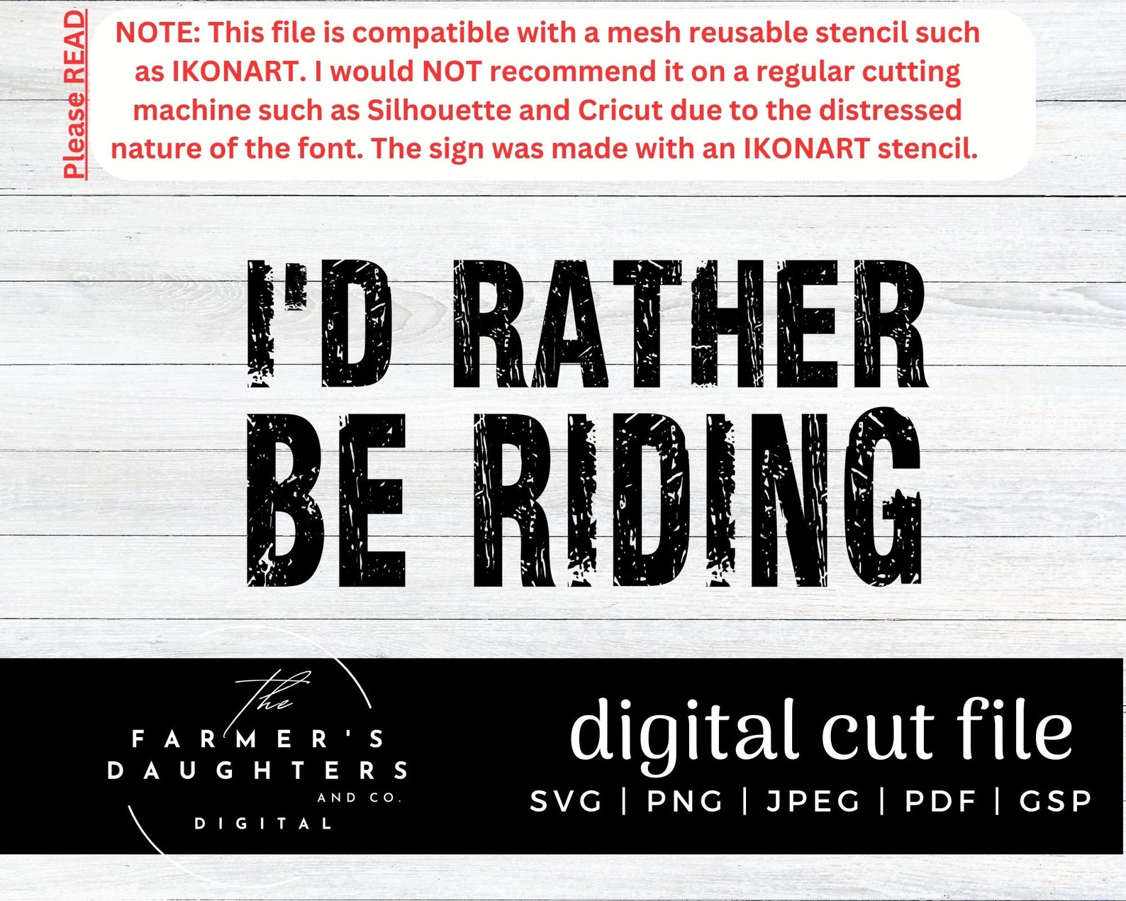 I'd Rather Be Riding SVG horse SVG horseback Riding Svg - Etsy