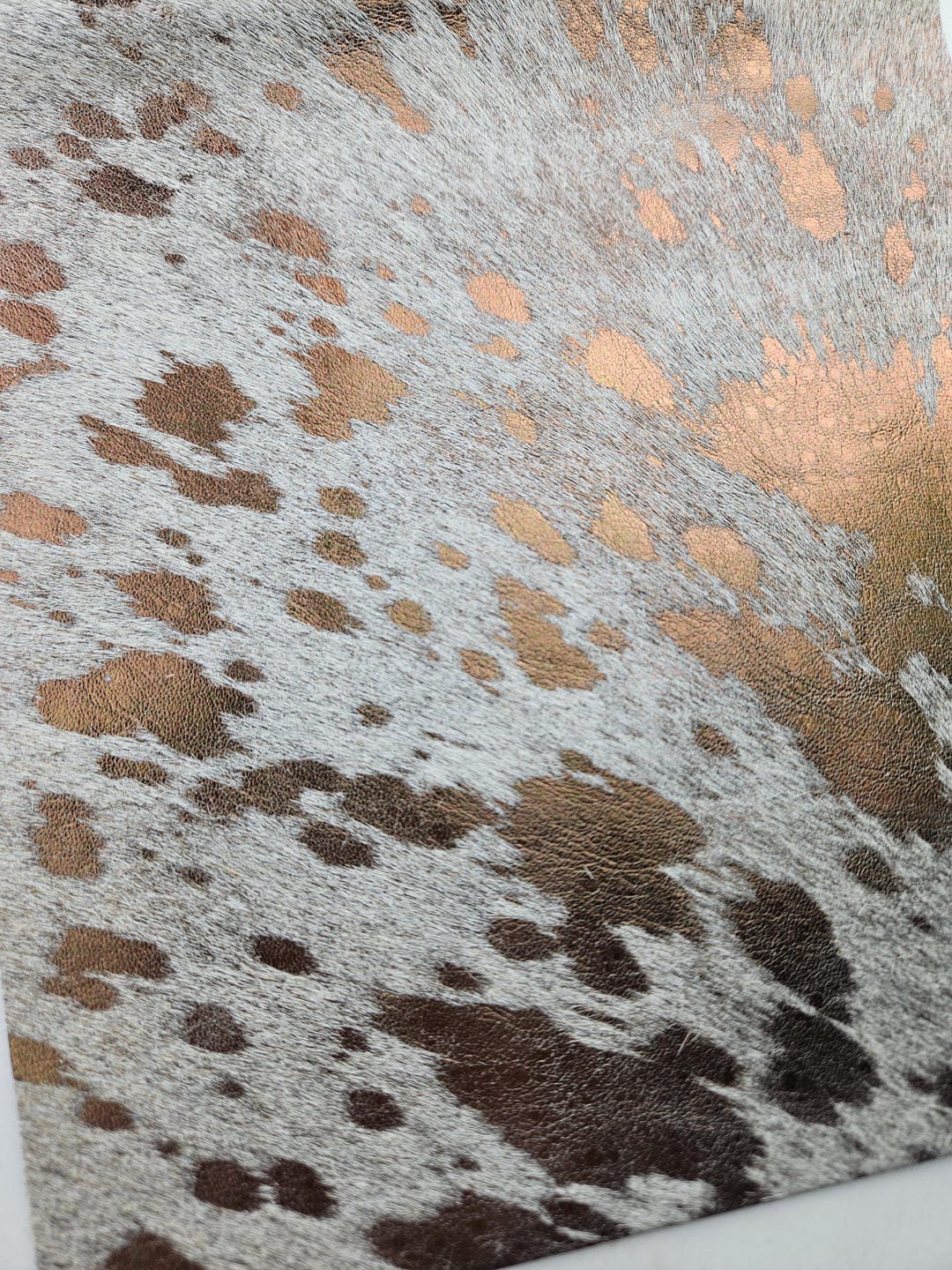 Copper Metallic Acid Wash Cowhide Sheets, Cowhide Precuts, Cowhide for ...
