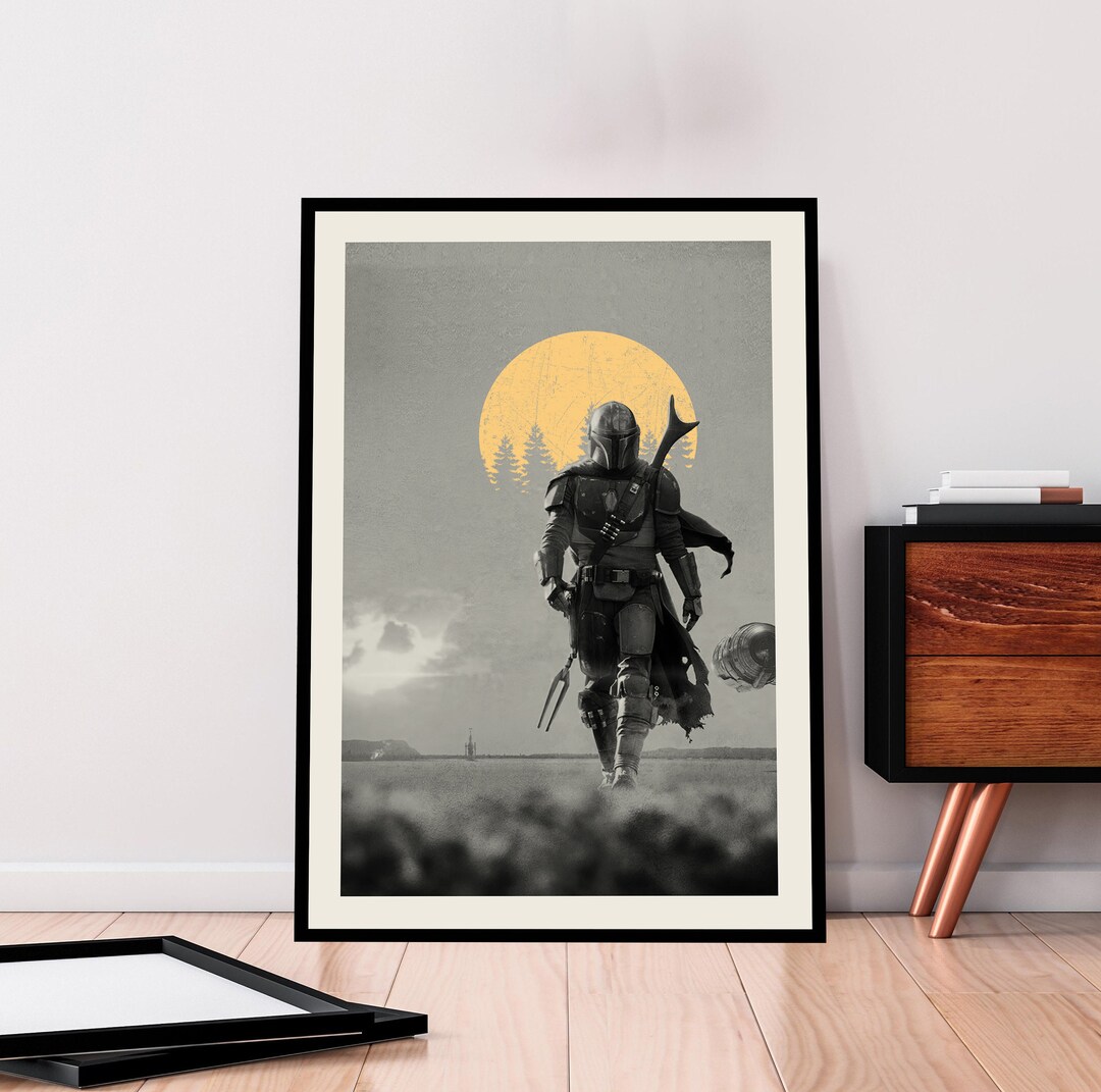 BOUNTY HUNTER Poster Star Wars Poster Custom Print Vintage - Etsy