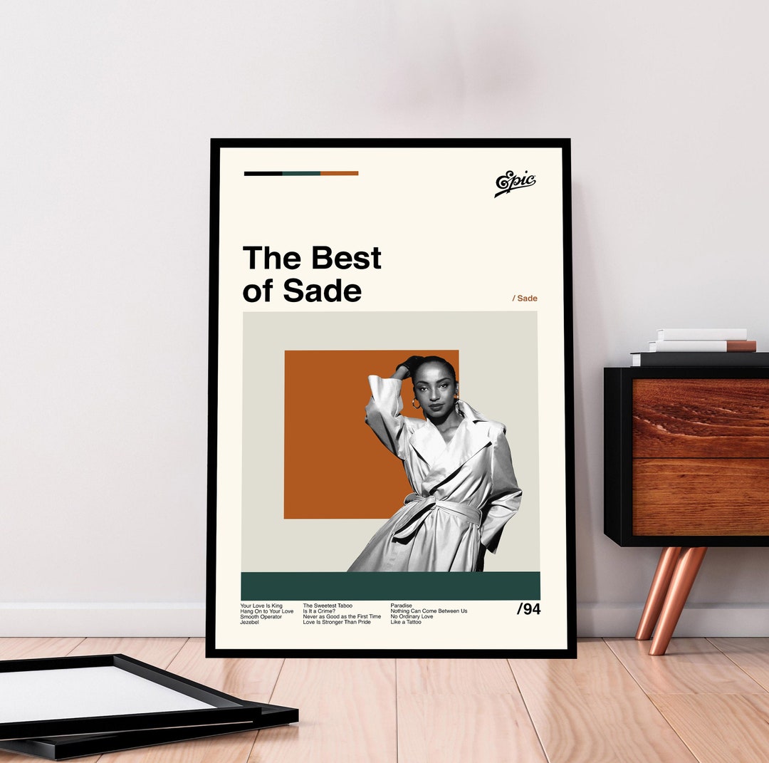 The Best of Sade Sade Music Poster Music Album Poster - Etsy
