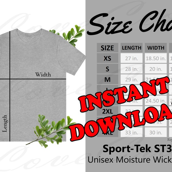 St350 Sizing Guide - Etsy UK