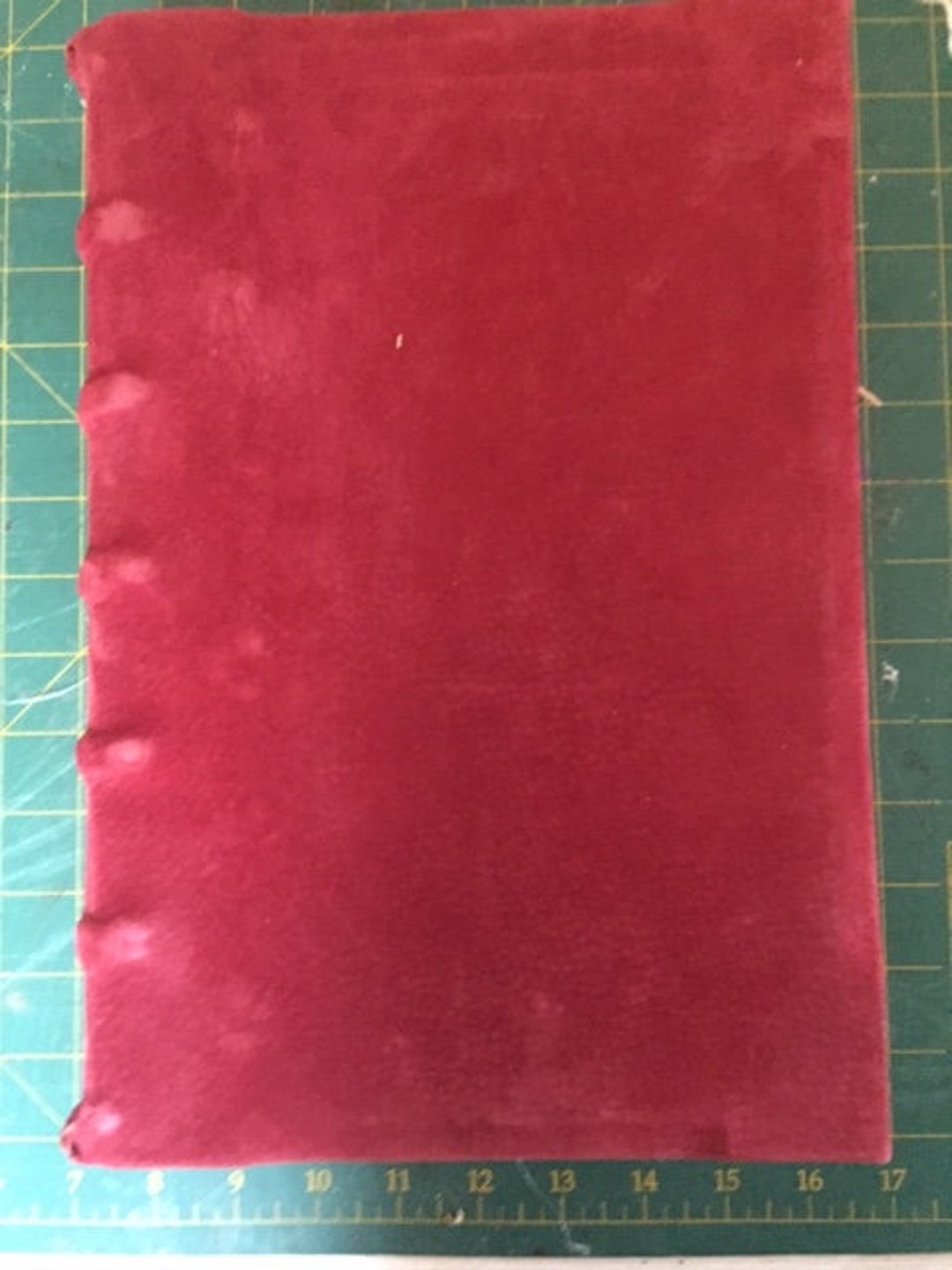 Pigskin Leather Byzantine Binding Tome in Red - Etsy