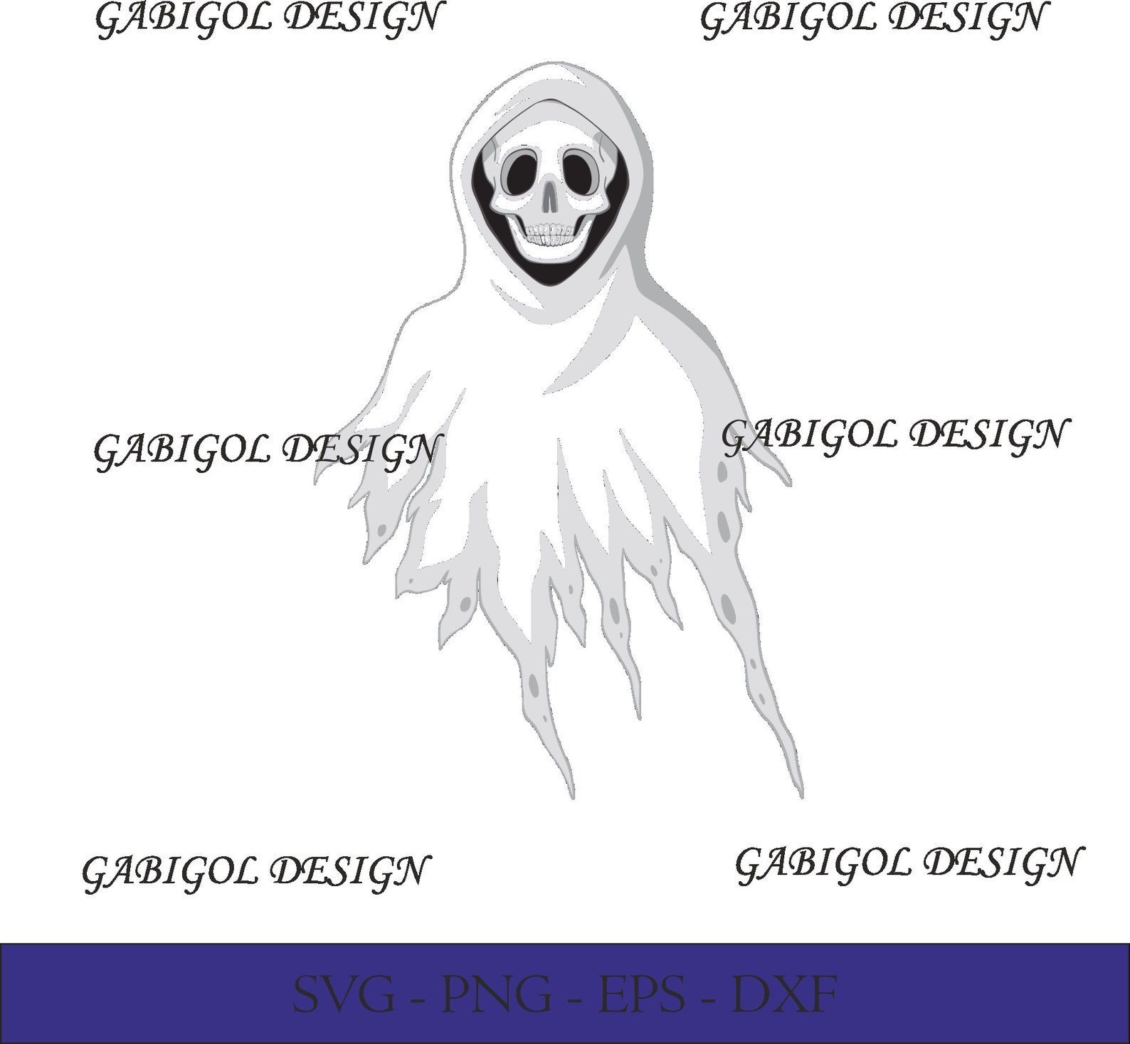 Ghost Svg, Ghost Clipart, Scary Ghost Svg, White Scary Ghost-png,svg ...