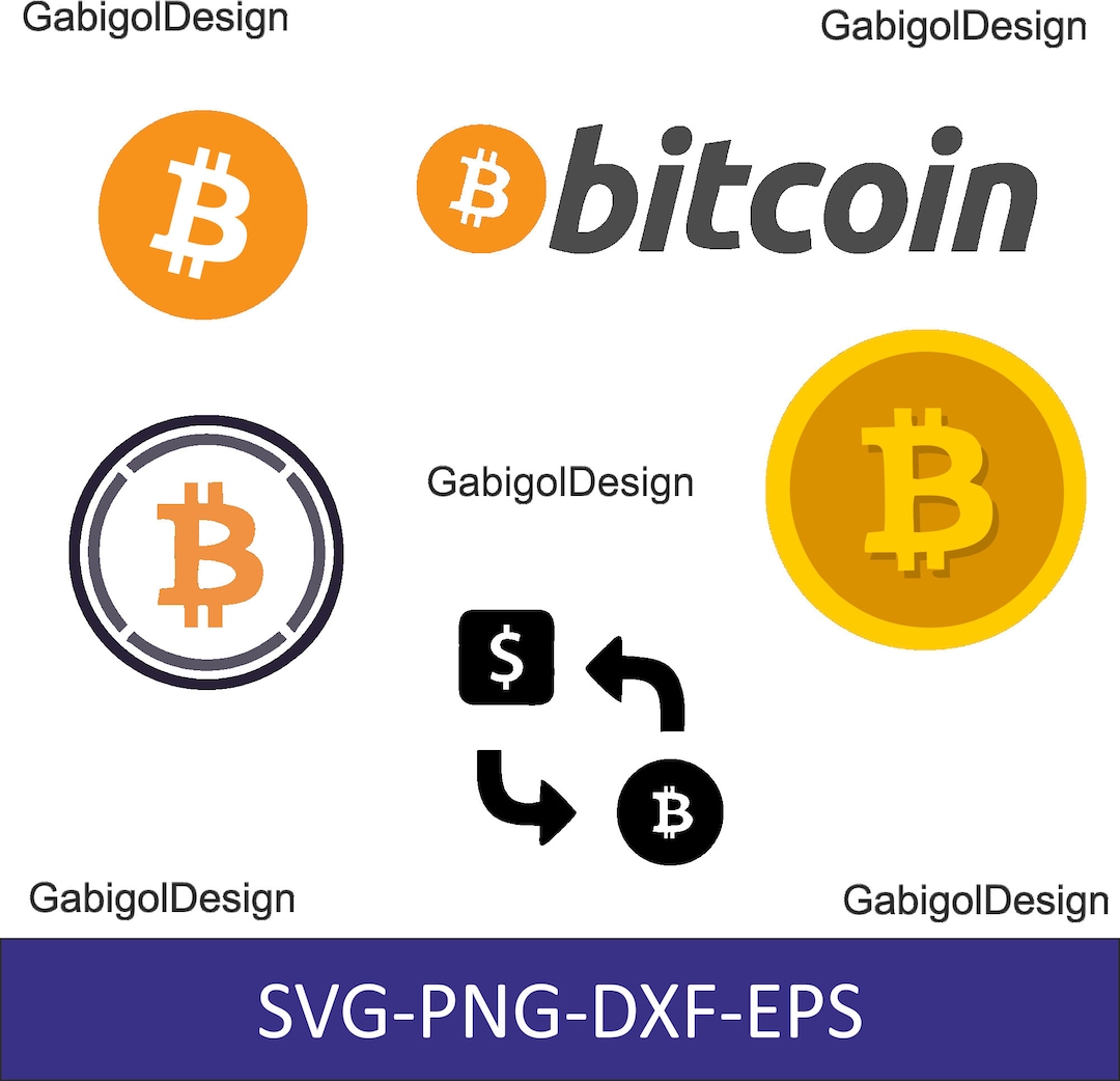 Bitcoin Svg and Crypto Currency Logo, Bitcoin Svg Bundle, Instant ...