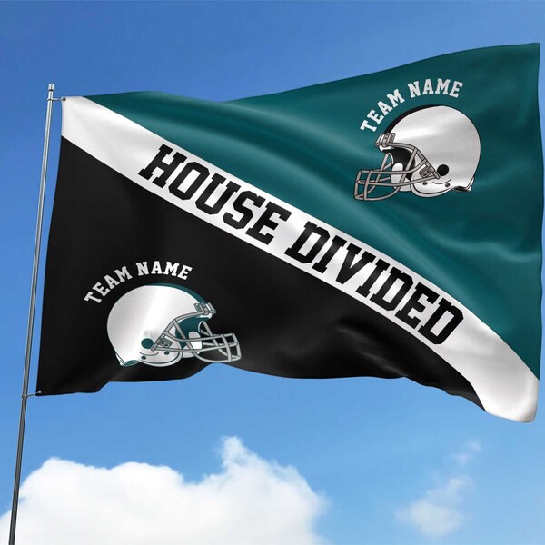 Football House Flags - Etsy