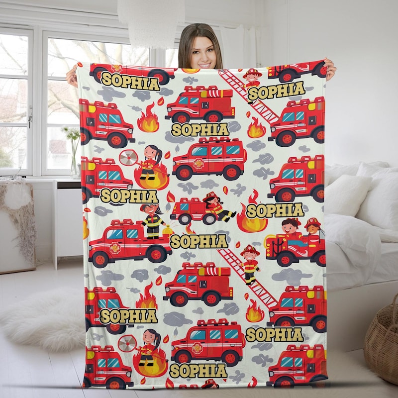 Fireman Blanket - Etsy