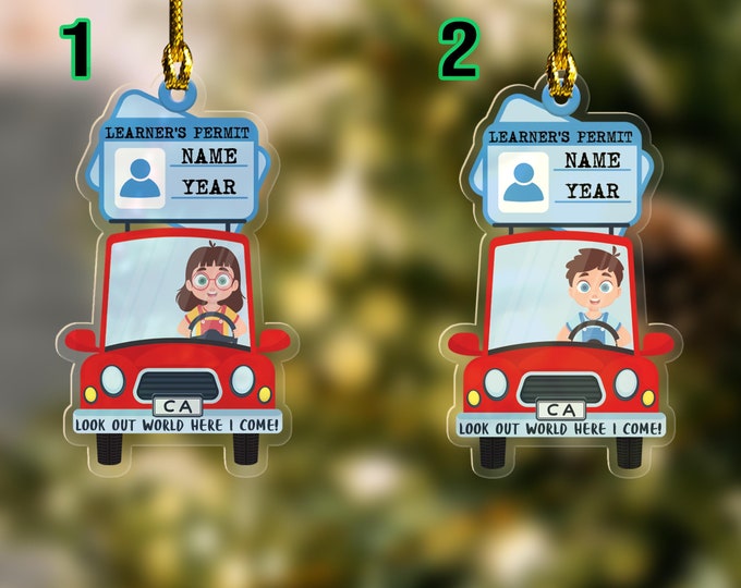 Driver License Necklace, Driver License Charm, Teenager Necklace ...