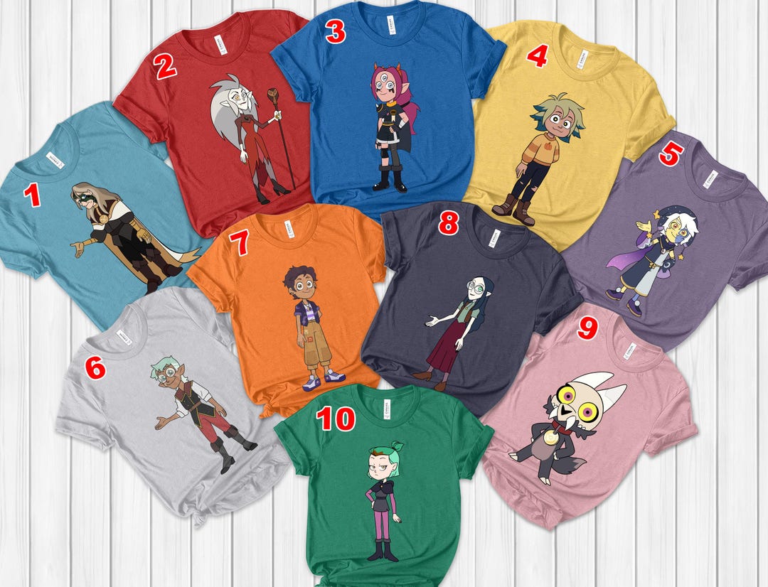 Disney the Owl House Shirt, Hexside School Shirt, the Owl House Family ...