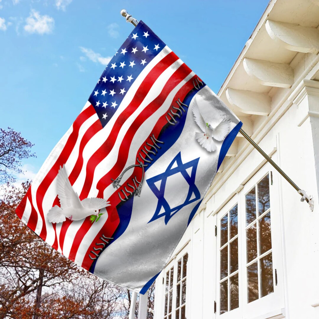 We Stand With Israel Garden Flag/pray for Israel Garden Flag/support ...