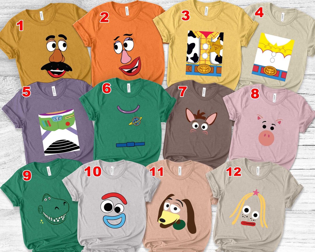 Toy Story Group Costume Shirt, Costume Shirt for Family Friends ...