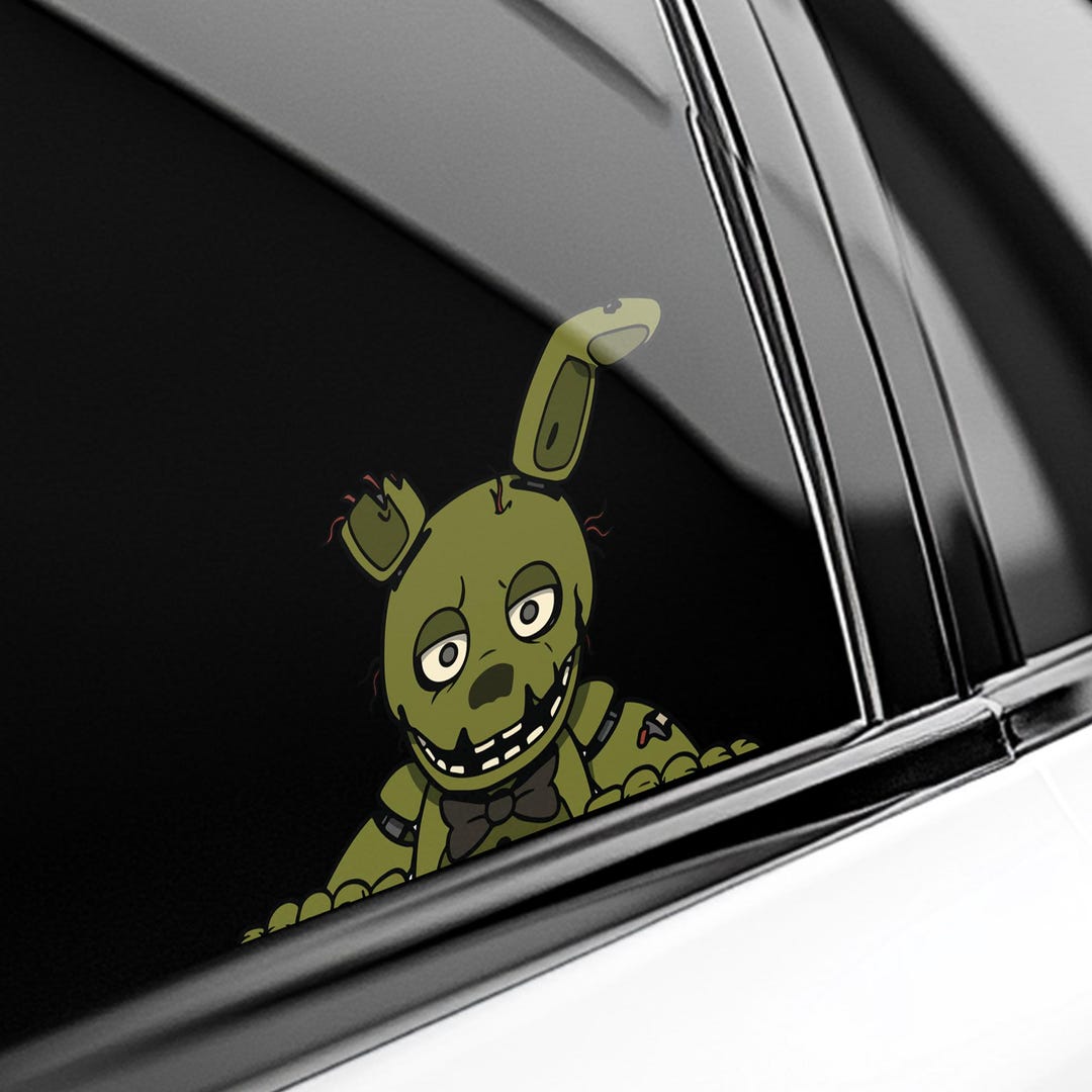 Bonnie Toy Chica Foxy Springtrap Style Peeker Peeking Car Window Decals ...