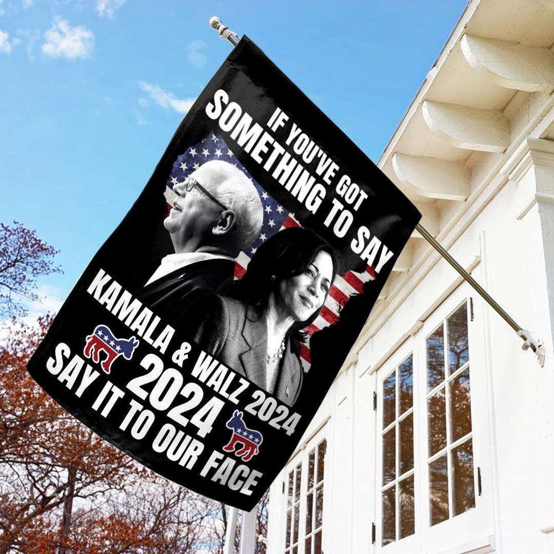 Kamala Harris Walz 2024 Flag, Kamala Flag, Political Flag, Harris Walz ...