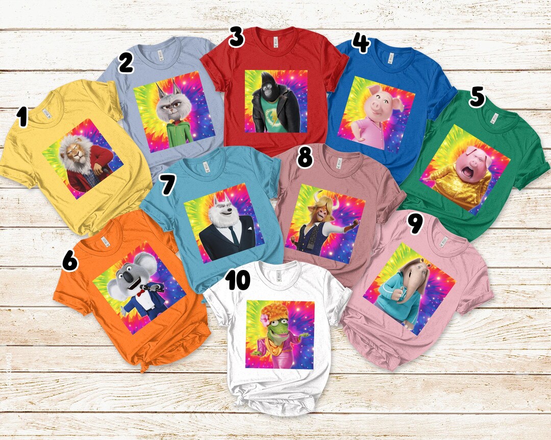 Sing 2 Movie Character Personalised Shirt , Sing 2 Clay Calloway ...