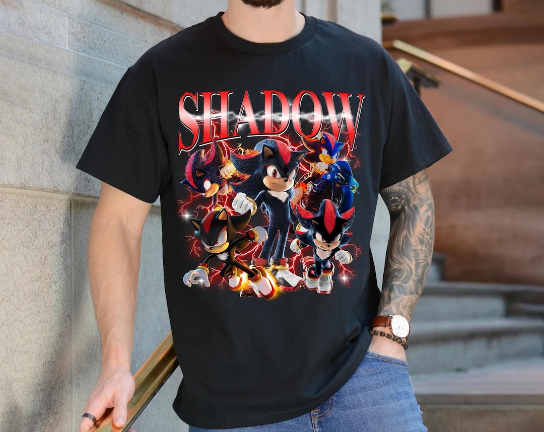 Shadow the Hedgehog Shirt, Sonic Shirt, Sonic the Hedgehog 3 Shirt ...
