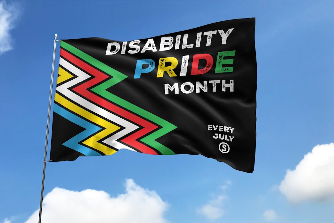 Disability Pride Garden Flag/disability Pride Month Flag/disability ...