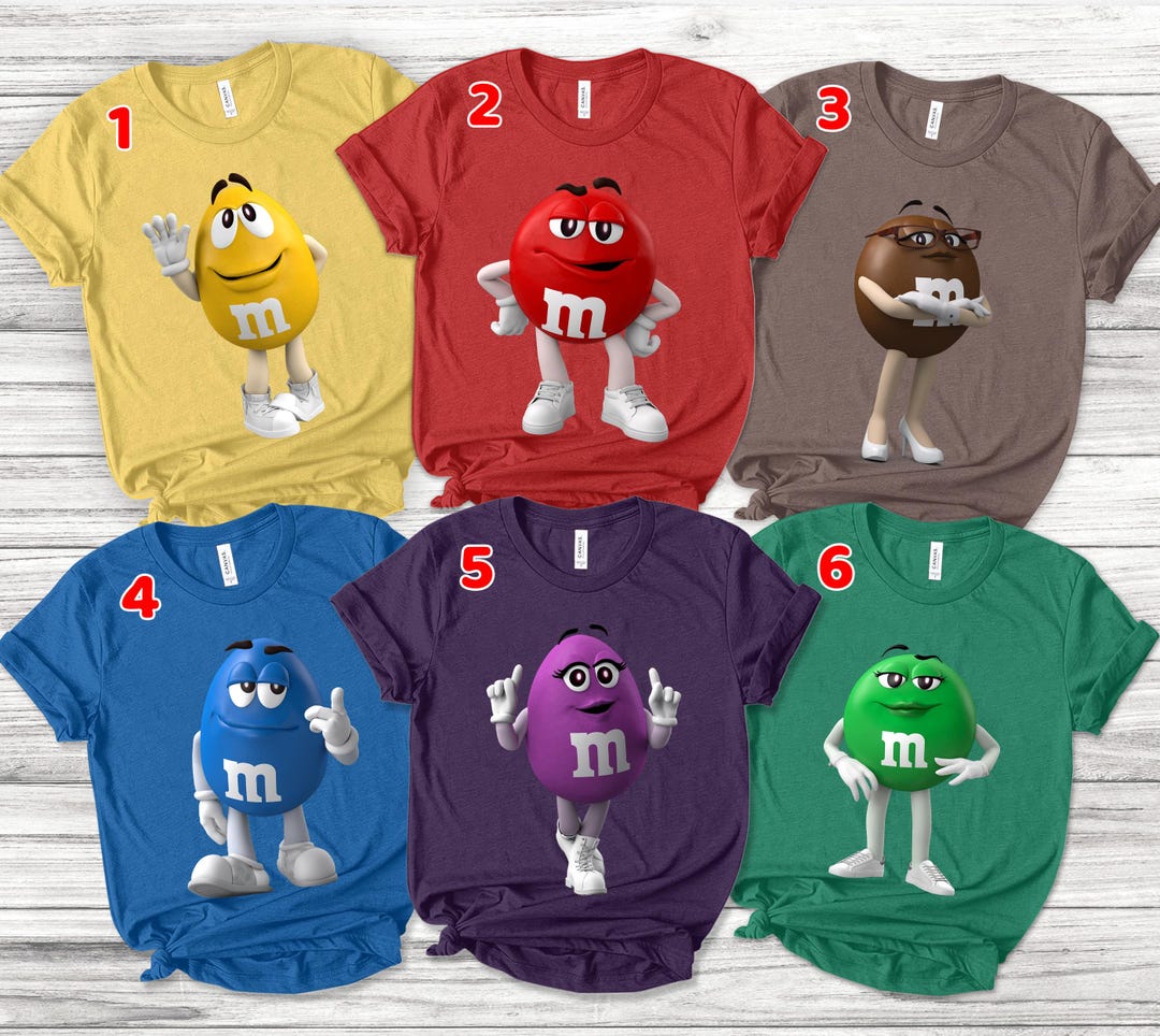 M&M Candies Shirt, M and M Matching Family Shirt, Group MM Shirt ...