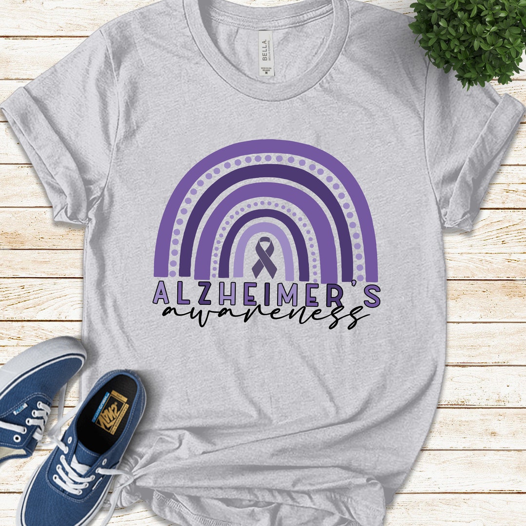 Alzheimers Awareness Shirt, Alzheimer's Awareness Support Squad ...
