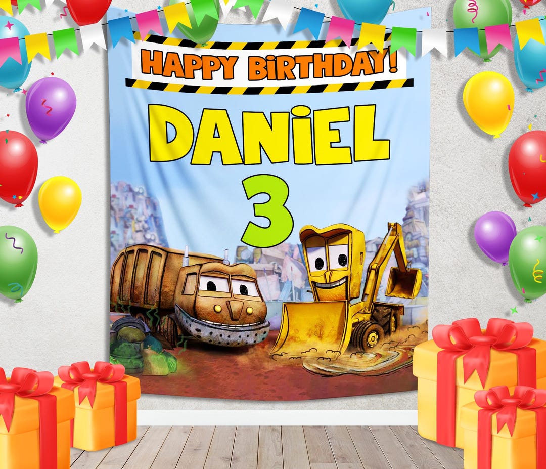 Stinky and Dirty Birthday Backdrop/stinky and Dirty Birthday Banner ...