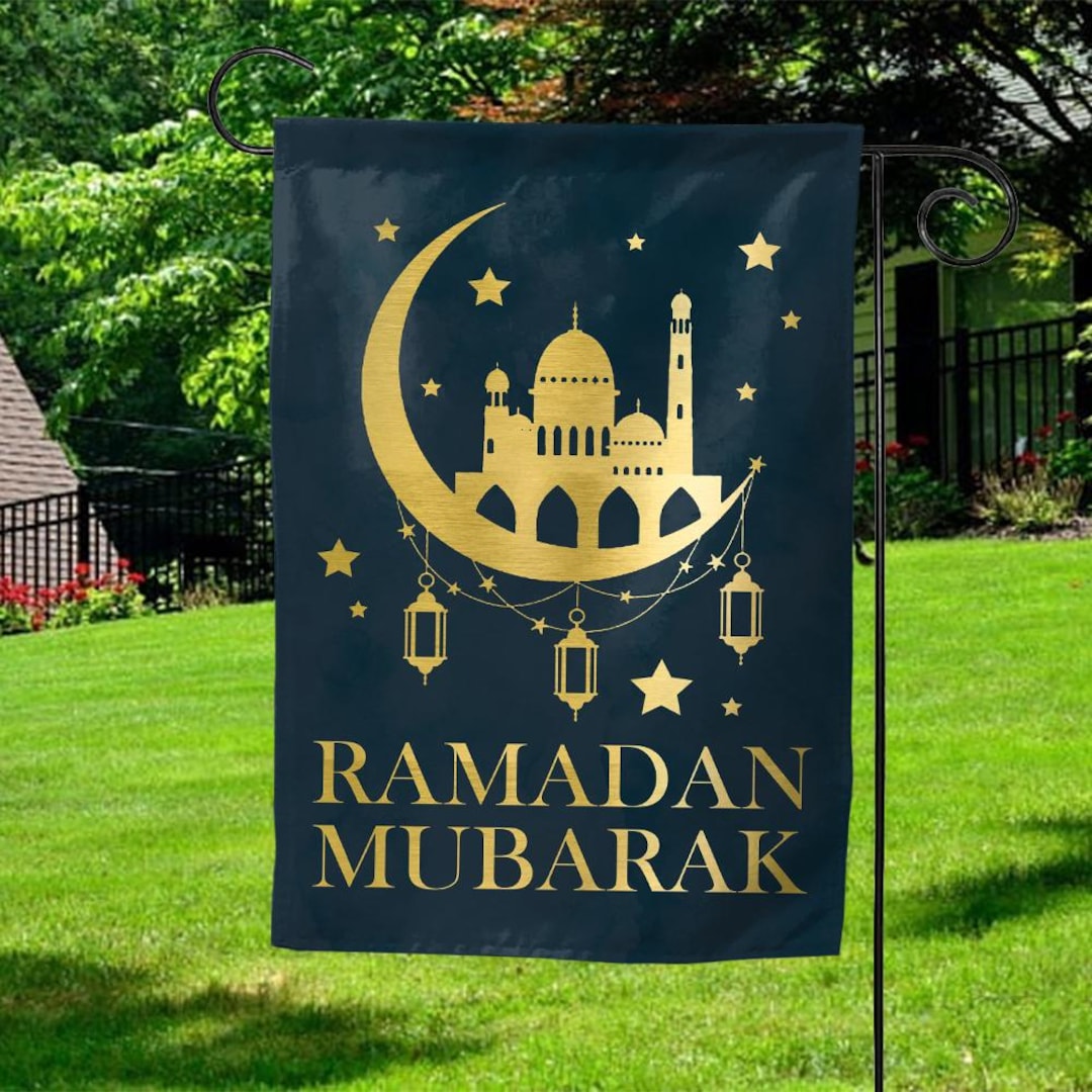 Ramadan Mubarak Garden Flag, Ramadan House Decor, Ramadan Flag, Ramadan ...