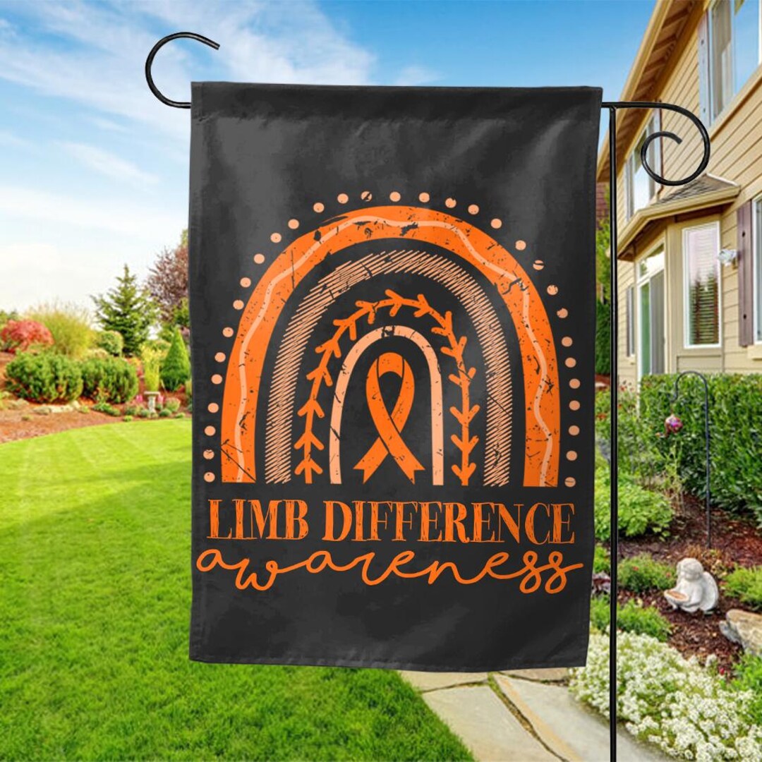 Limb Loss Awareness Garden Flag,limb Difference Awareness Flag,limb ...