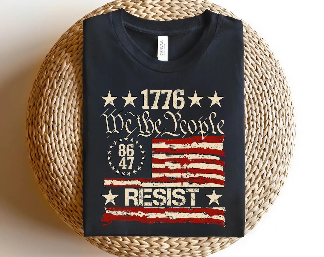 Resist 8647 Vintage Shirt, Protest Shirt, Subtle Anti Trump Liberal Tee ...