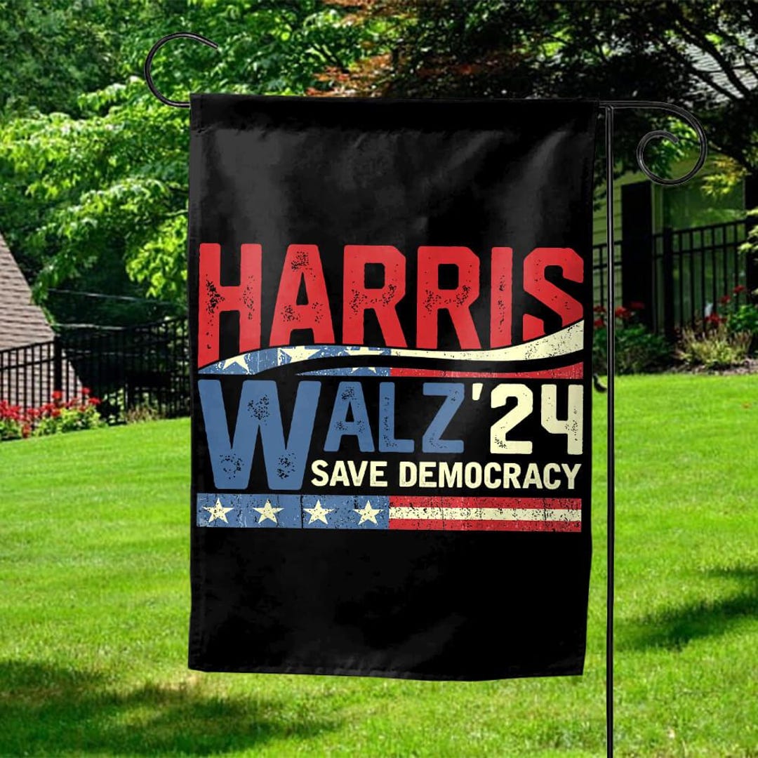 Harris Walz Flag/president Kamala Harris Tim Walz 2024 Flag/kamala ...