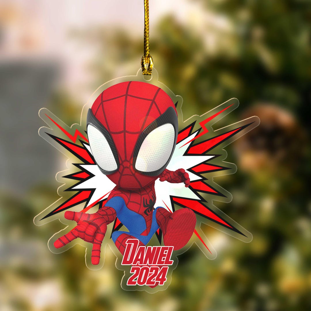 Personalized Disney Spidey and His Amazing Friends Christmas Ornament ...