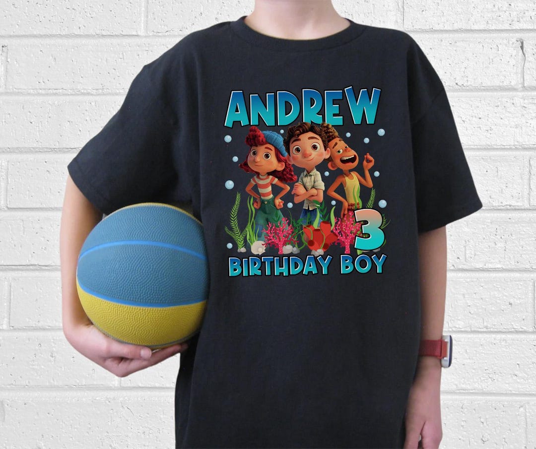 Luca Birthday Shirt/luca Family Birthday Tshirt/birthday Boy Shirt ...