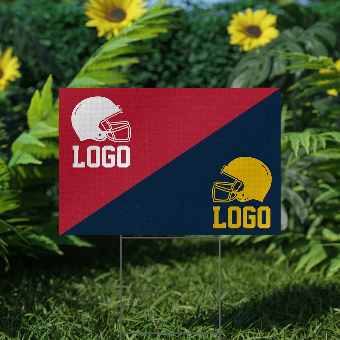 Custom Team House Divided Yard Sign/schools or Leagues/personalized ...